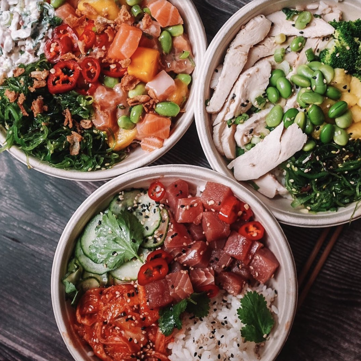 Honi Poke Victoria - £1 Poke Bowls